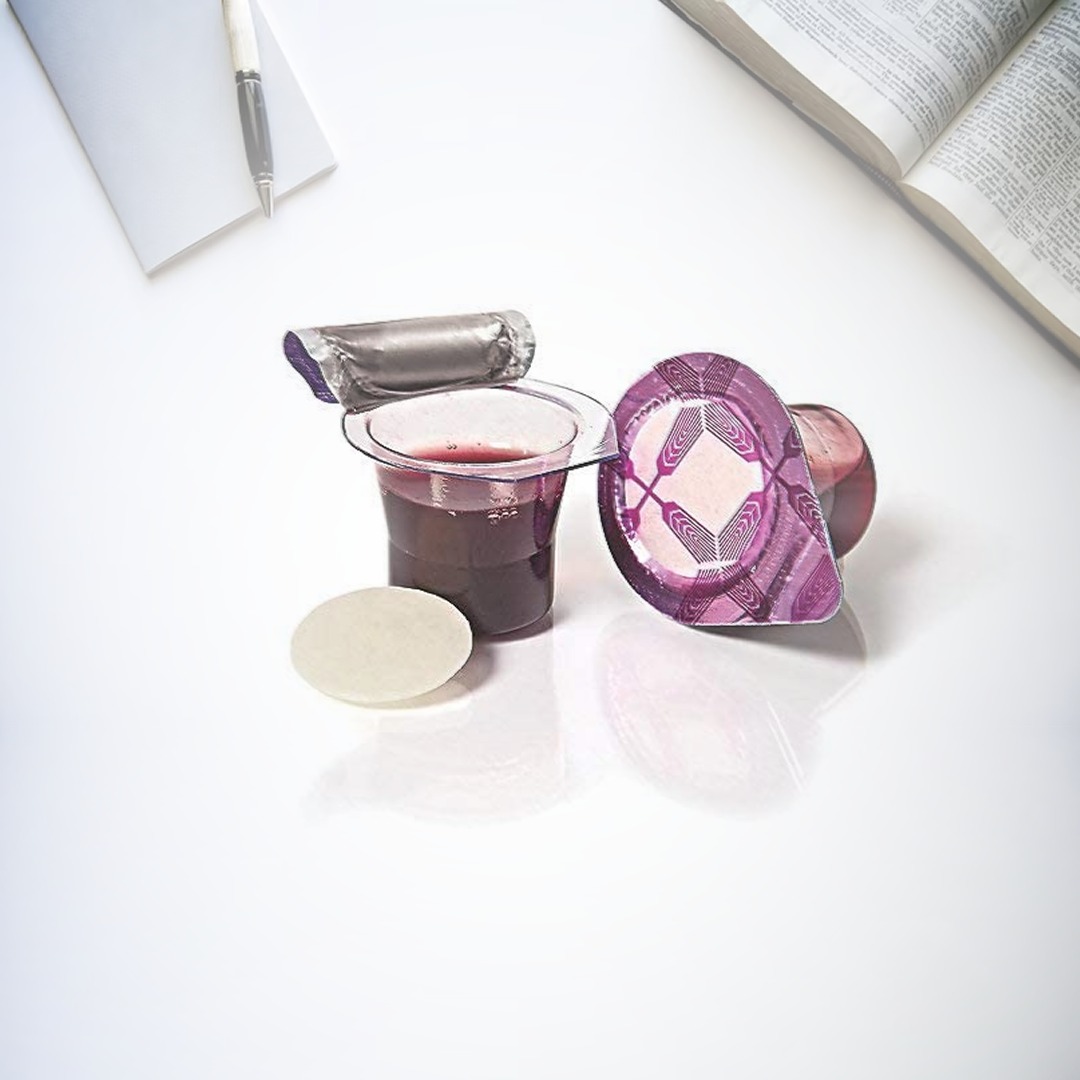 Juego de taza de comunión precargadas, jugo y oblea, 20 y 50 unidades ...